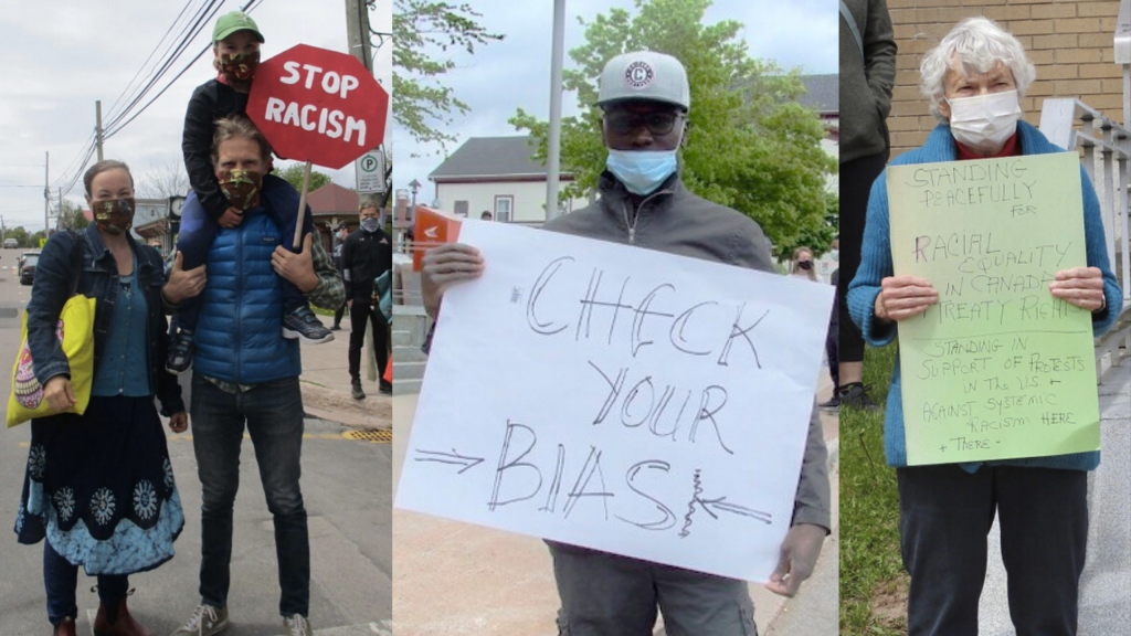 Hundreds gather in Sackville for anti-racism vigil - NB Media Co-op